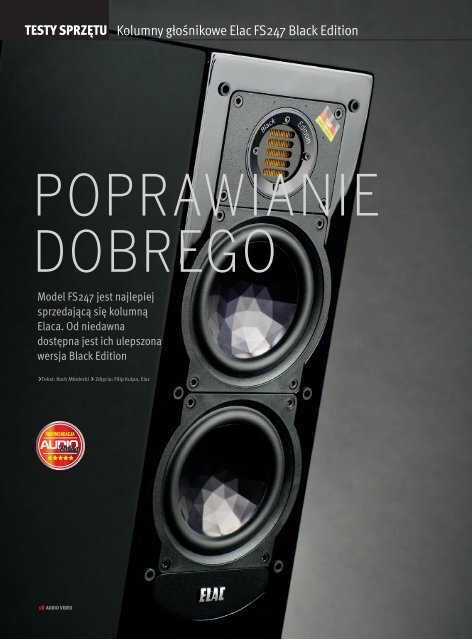 Recenzja Elac FS 247 Black Edition - Audio Klan
