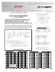 JT-69-HMX - Jensen Transformers