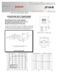 JT-11-FLPCH - Jensen Transformers