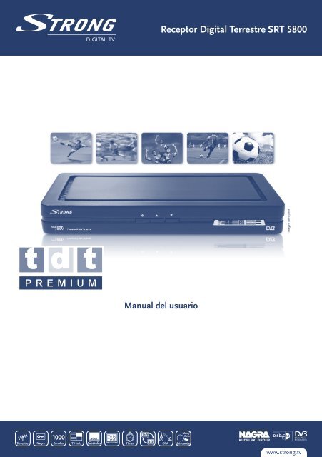 Receptor Digital Terrestre SRT 5800 - STRONG Digital TV