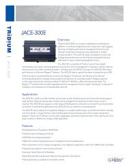 M2M JACE - Tridium