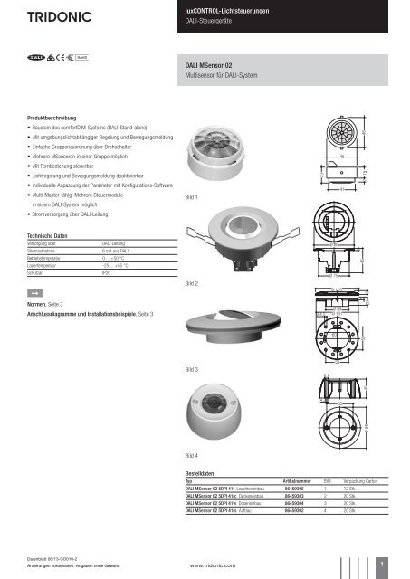 DALI MSensor 02 - Tridonic