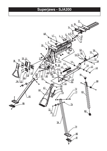 Exploded Schematic Diagram - Triton Tools