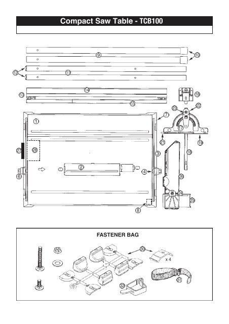 Exploded Schematic Diagram - Triton Tools