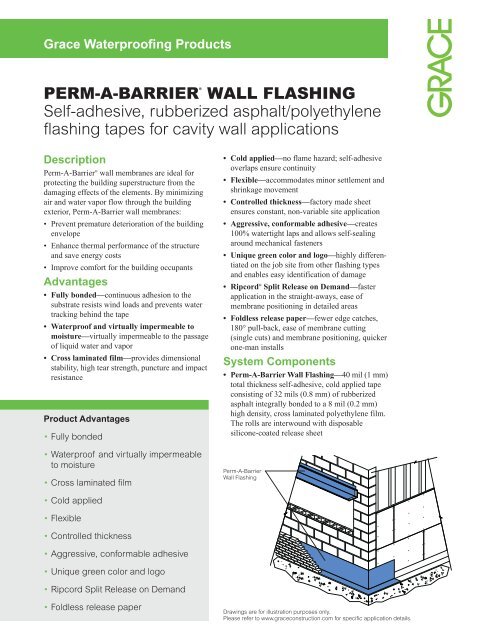 Grace Thru Wall Flashing