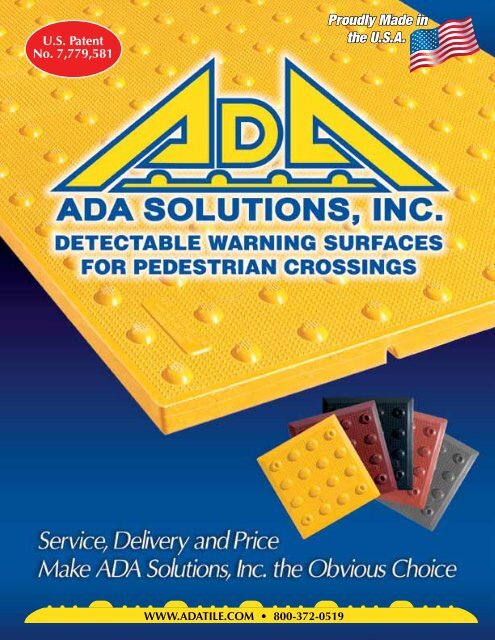 ADA Solutions, Inc. - Product Brochure - Reed Construction Data