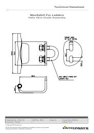 SYSTEM INSTALLATION INSTRUCTIONS FOR LADDERS