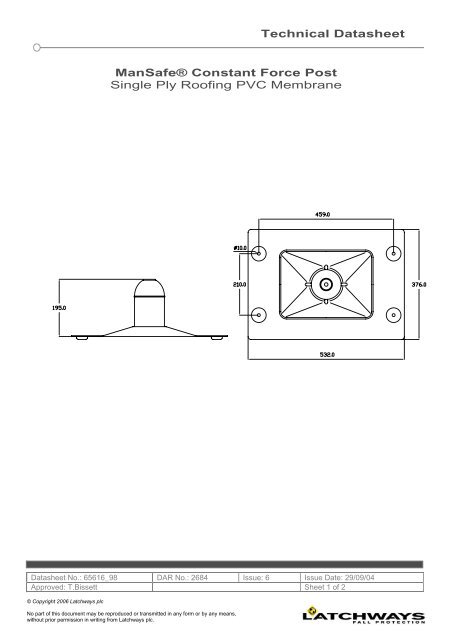 SYSTEM INSTALLATION INSTRUCTIONS FOR LADDERS