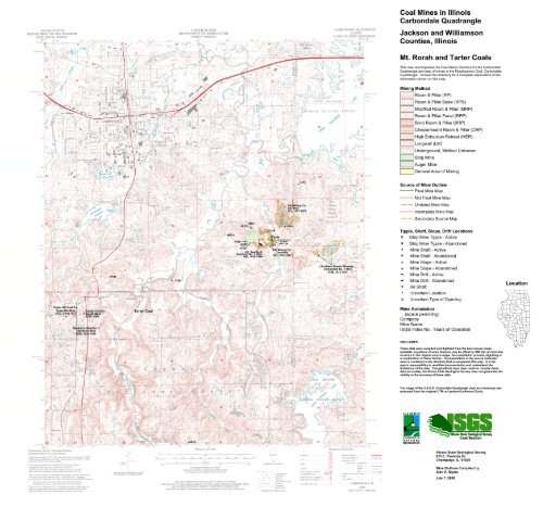 Carbondale Quadrangle Map and Directory - Illinois State ...
