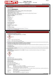 Corporate Responsibility Brochure - Hilti