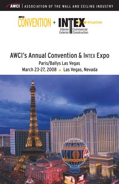 AWCI's Annual Convention & INTEX Expo