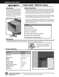 SerieS SSM FireStop Mortar - STI - FireProtection411
