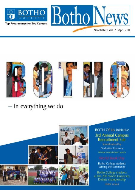 in everything we do - Botho University