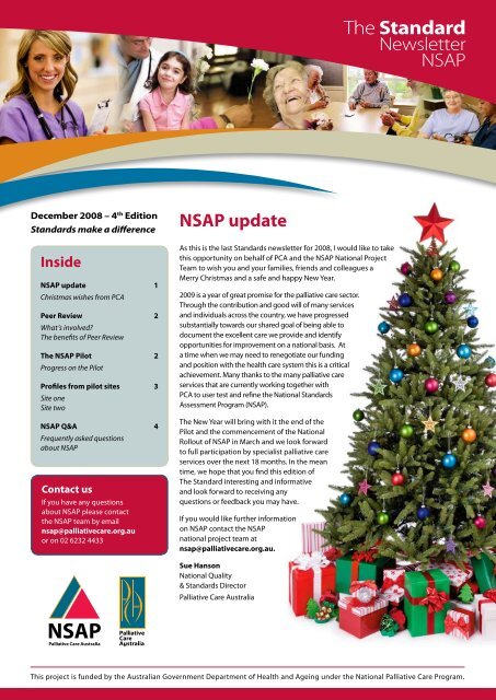 The Standard Newsletter NSAP - Palliative Care Australia