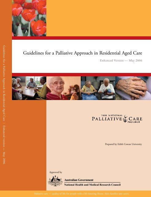 Guidelines for a Palliative Approach in Residential Aged Care