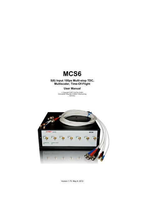 MCS6 - FAST Comtec