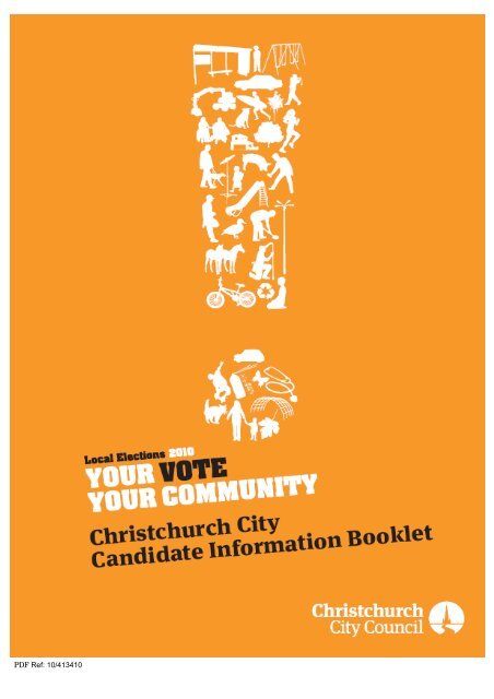 Candidate Information Booklet 2010 - Christchurch City Council