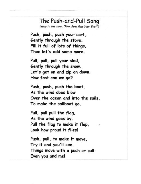 The Push-and-Pull Song - Anderson School District One