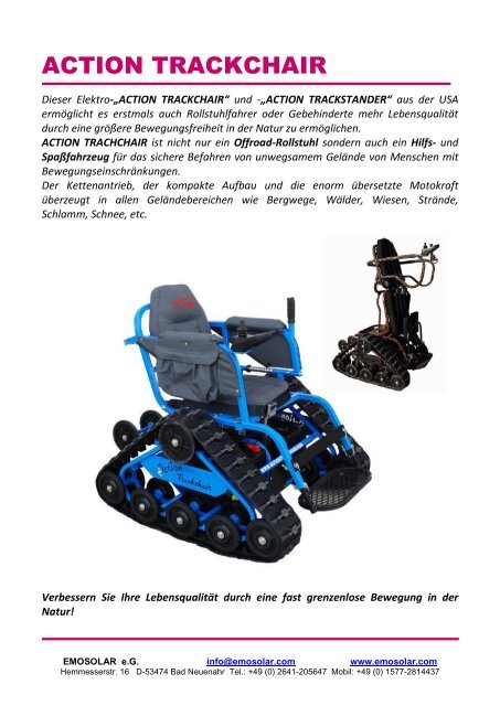 ACTION TRACKCHAIR