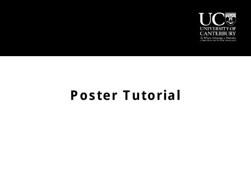 Poster Tutorial