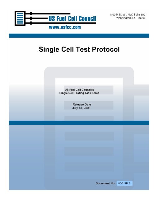 FCHEA Single Cell Test Protocol