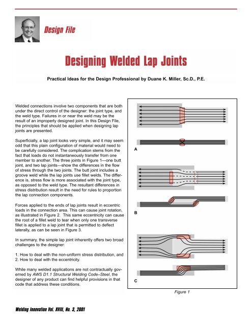 Designing Welded Lap Joints