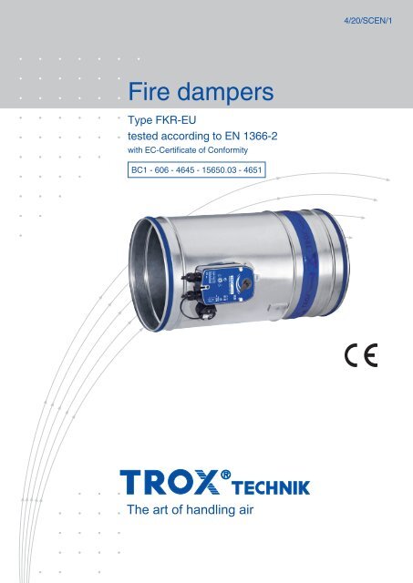 Fire dampers - Trox