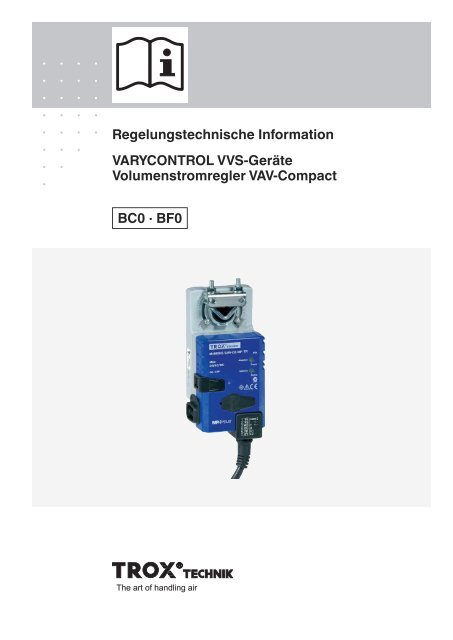 Volumenstromregler VAV-Compact BC0 Â· BF0 - Trox