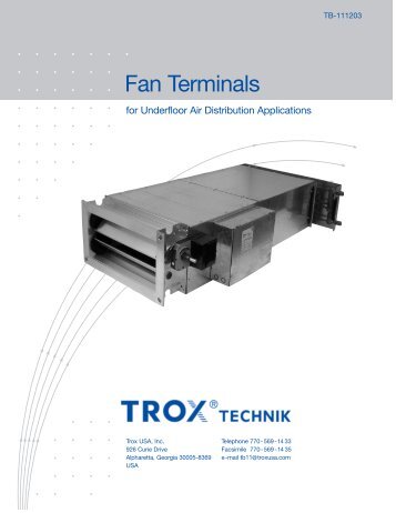 VARYCONTROL VAV Terminal Units - Trox