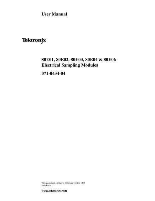 User Manual - TRS-RenTelco