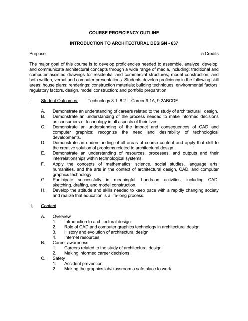 Introduction to Architectural Design