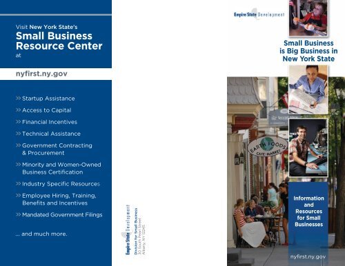Small Business Resource Center - Empire State Development - New ...