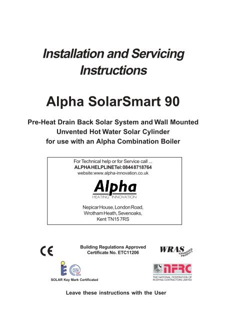 Alpha SolarSmart 90 - Alpha boilers