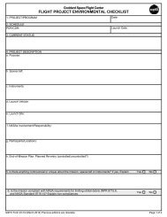 Aerial Lift Platform Operator Daily Checklist - Nasa