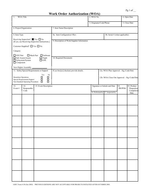 Nasa Job Description