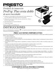 06006 Manual - Presto