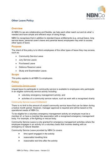 Policy Purpose Scope Procedure References and Related Areas of ...