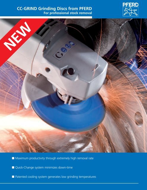 CC-GRIND Grinding Discs from PFERD