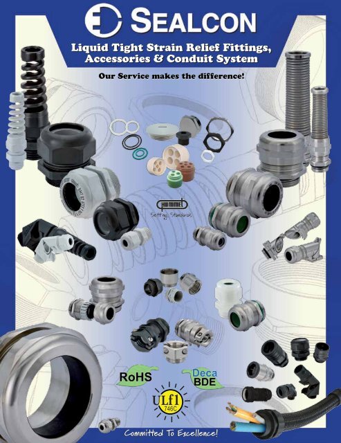 Sealcon Liquid Tight Strain Relief Fittings, Accessories, and Conduit ...