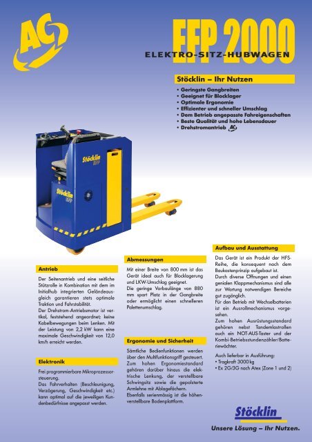 EFP 2000:EFP 2000, D,E,F,Esp,Flam - STOECKLIN