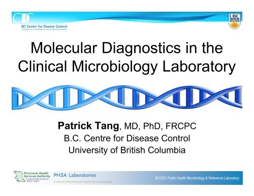 Molecular Diagnostics in the Clinical Microbiology Laboratory