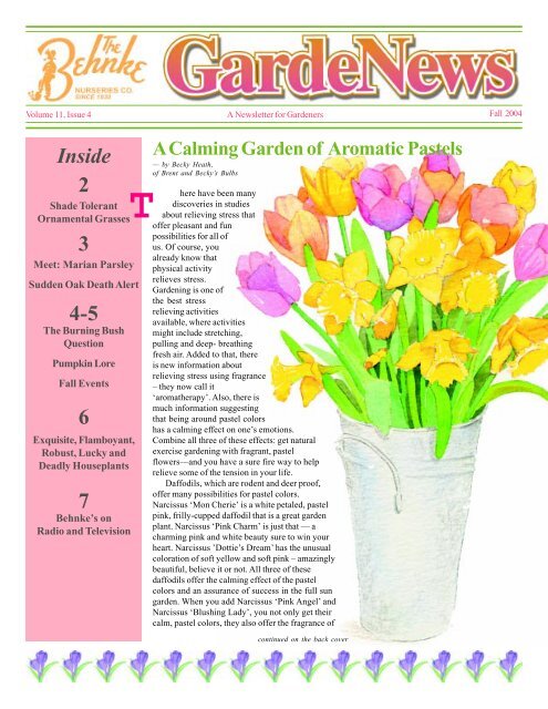 Fall 2004 - Behnke Nurseries