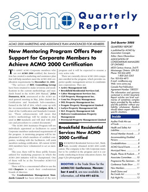 4.3.ACMO News.2Q05 - Association of Condominium Managers of ...