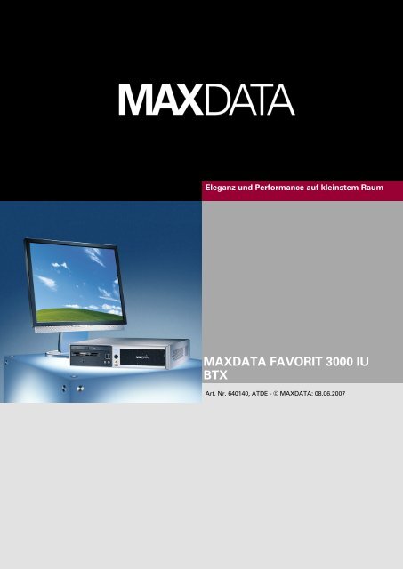MAXDATA FAVORIT 3000 IU BTX