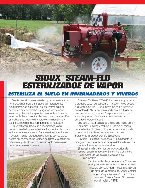 SteamFlo (Page 1) - Sioux Steam Cleaner Corporation