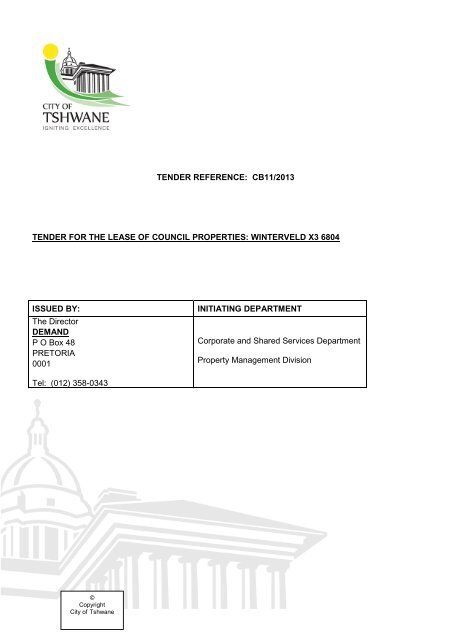 CB11 2013.pdf - City of Tshwane Metropolitan Municipality