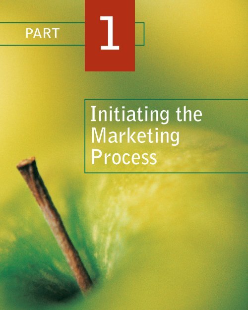 Initiating The Marketing Process