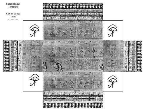 This PDF File Of The Sarcophagus Template