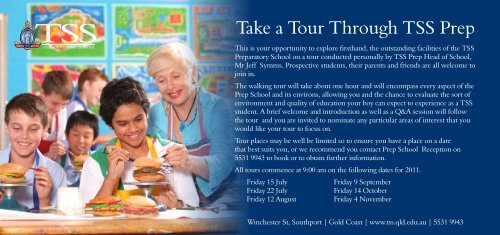 Take a Tour Through TSS Prep - The Southport School