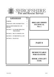 BA Entry Control Board - Shropshire Fire and Rescue Service